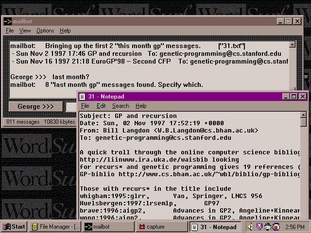 It’s in the Mailbot